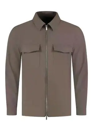 Marco Pescarolo Urus Chest-pockets Zip-up Jacket - Brown