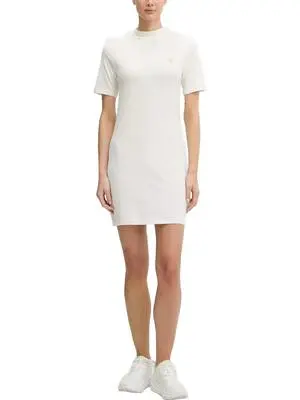 Guess Logo-detail Mini Dress - Neutrals
