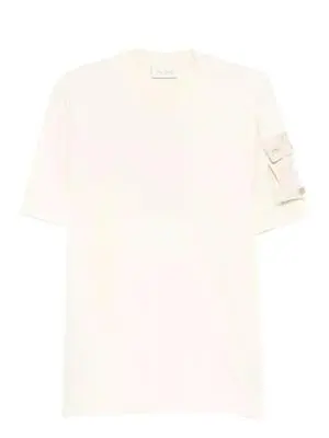 YES LONDON Flap-pocket T-shirt - Neutrals