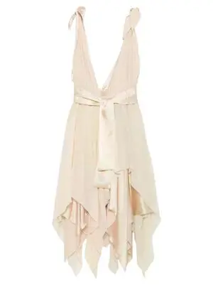 STEPHAN JANSON V-neck Midi Dress - Neutrals