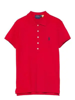Polo Ralph Lauren Embroidered Logo Polo Shirt - Red