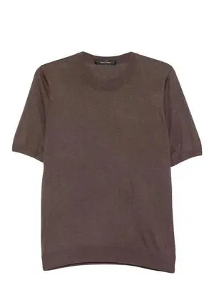 Tagliatore Short-sleeves T-shirt - Brown