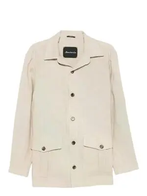 SARTORIO NAPOLI Button-up Flap-pocket Jacket - Neutrals