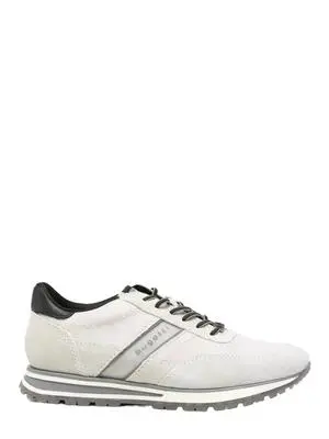 BUGATTI Panelled Suede Sneakers - Grey