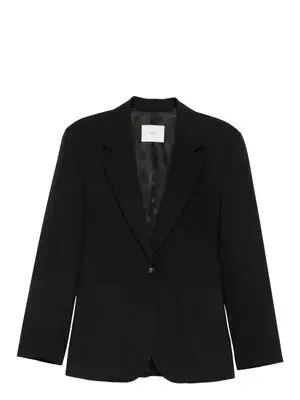 COVERT Single-breasted Patch-pocket Blazer - Black