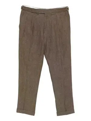 BRIGLIA 1949 Side-adjuster Trousers - Brown