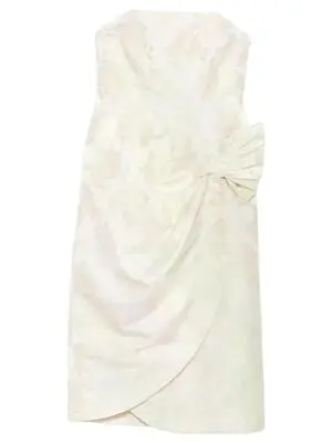 Simone Rocha Sash Midi Dress - Neutrals
