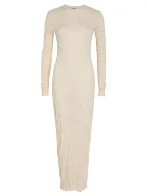 TOTEME Fine-knit Maxi Dress - Peach