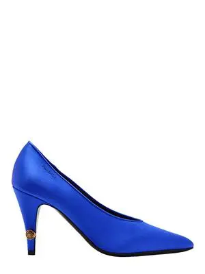 Versace 90 Decollete Satin Pumps - Blue