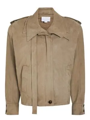 Stella McCartney Suede Jacket - Brown