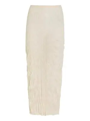 TOTEME Fine-knit Maxi Skirt - Peach