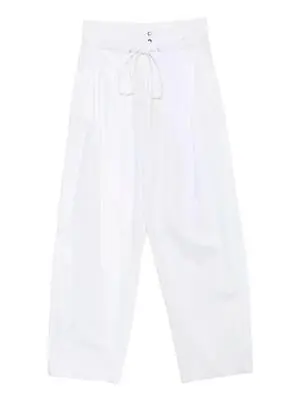 ANIYE BY Drawstring Trousers White