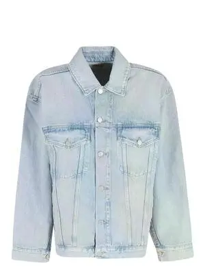AGOLDE Button-up Denim Jacket - Blue
