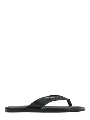 Karl Lagerfeld Kastor Iv Flip Flops - Black