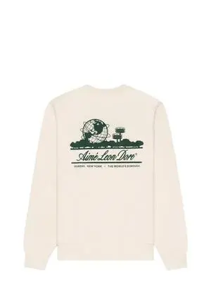 Aimé Leon Dore Unisphere Crewneck Sweatshirt - Pristine