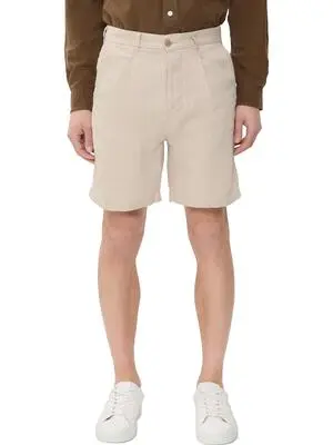 ALEX CRANE Alex Crane Pleated Linen Alta Shorts