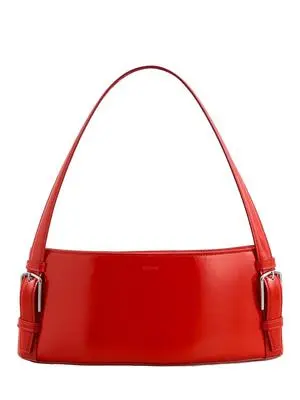 Coperni Ergonomic Leather Shoulder Bag - Red