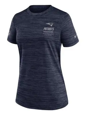 Nike New England Patriots Sideline Velocity Dri-fit Nfl T-shirt - Blue