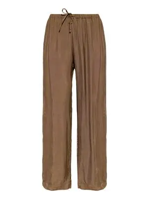 RÓHE Plaid Pattern Trousers - Brown