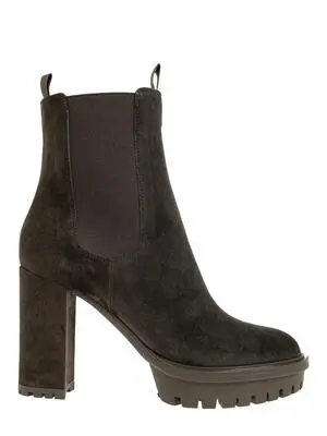 GIANVITO ROSSI Platform Ankle Boots - Green