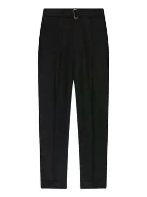 Officine Générale Hugo Belted Trousers - Black
