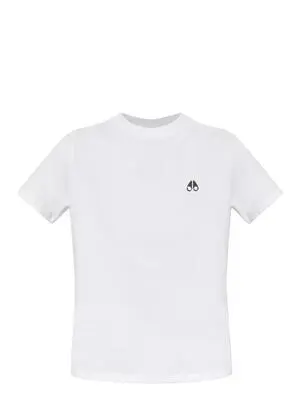 Moose Knuckles Logo-plaque T-shirt - White