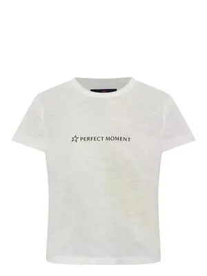 Perfect Moment Logo-print T-shirt - Neutrals