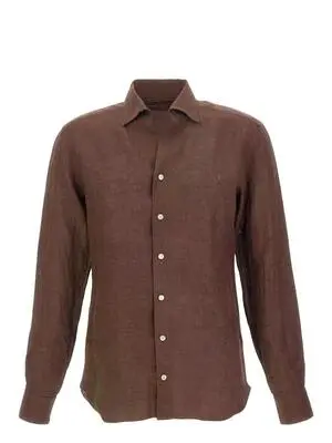 BARBA NAPOLI Culto Linen Shirt