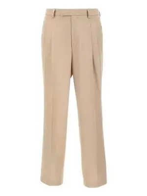 BOSS Pleated Wide-Leg Trousers