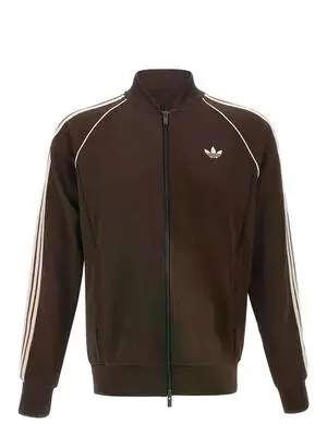 Adidas Sst Side-stripe Sweater - Brown