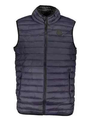 GIAN MARCO VENTURI VINTAGE Quilted Zip-up Gilet - Blue
