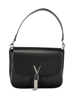 MARIO VALENTINO Logo-plaque Shoulder Bag - Black