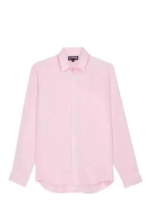 Vilebrequin Plain Linen Shirt - Pink