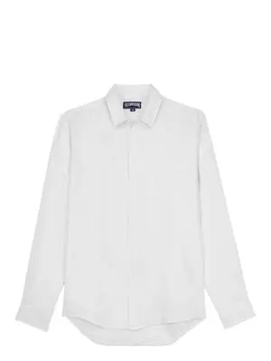 Vilebrequin Long-sleeve Linen Shirt - White