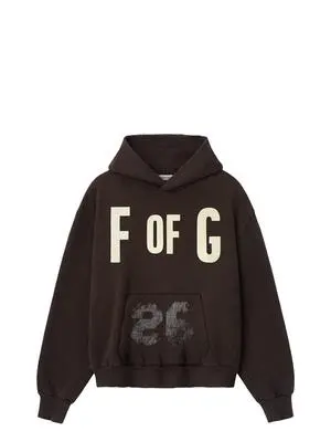 Fear Of God Classic Fit Half Raglan Hoodie - Brown