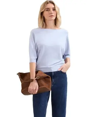 PHASE EIGHT Cristine Batwing Knit Jumper - Blue