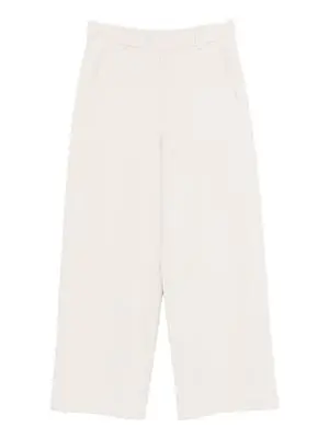 Max Mara Cotton Wide-leg Trousers - Beige