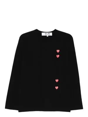 Play Comme Des Garcon Cotton T-shirt - Black