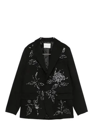 HIPPY REALISTI Cotton Single-breasted Blazer Jacket - Black
