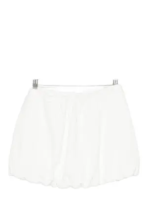 DUNST Cotton Mini Skirt White