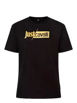 Just Cavalli Logo T-shirt - Black