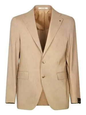Tagliatore Notch-lapel Single-breasted Jacket - Neutrals