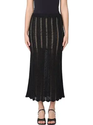 TWINSET Knitted Midi Skirt - Black