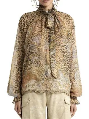 Etro Printed Silk Blouse - Multicolor
