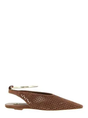 JIL SANDER Ballet Flats - Brown