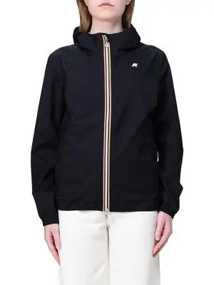 K-WAY Hooded Zip-up Jacket - Black