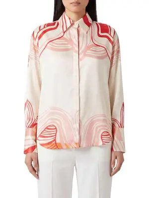 Raquel Diniz Printed Silk Shirt - Multicolor
