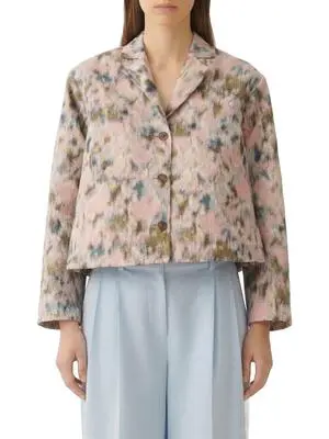Fabiana Filippi Printed Jacket - Blue