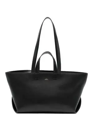 A.p.c. Le Drummer Leather Tote Bag - Black