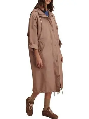 Varley Isla Lightweight Long Jacket - Brownie